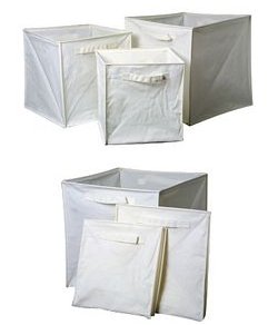 canvas storage boxes